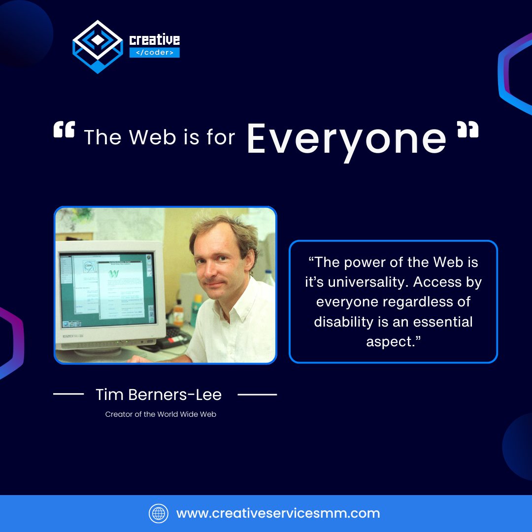 “the Web Is For Everyone 